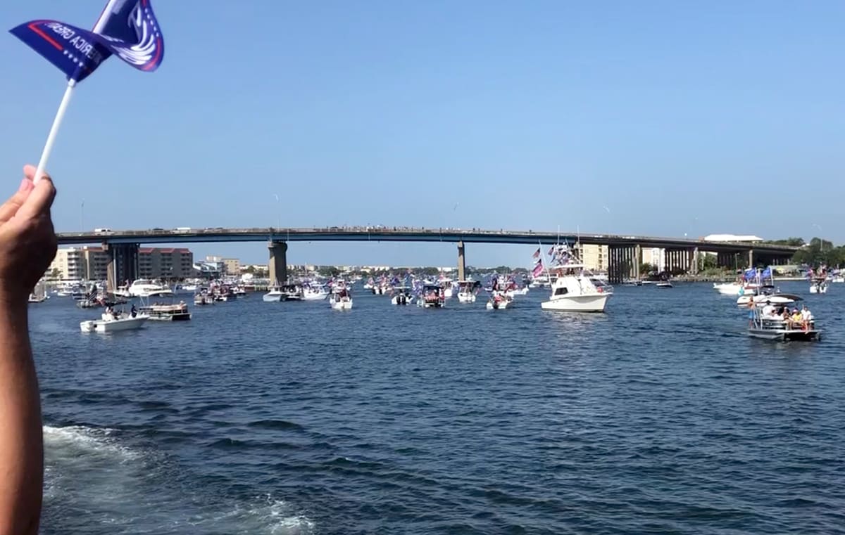 Trump “Too Big to Rig” Boat Parade Aug. 3 - FWB Life | Fort Walton ...