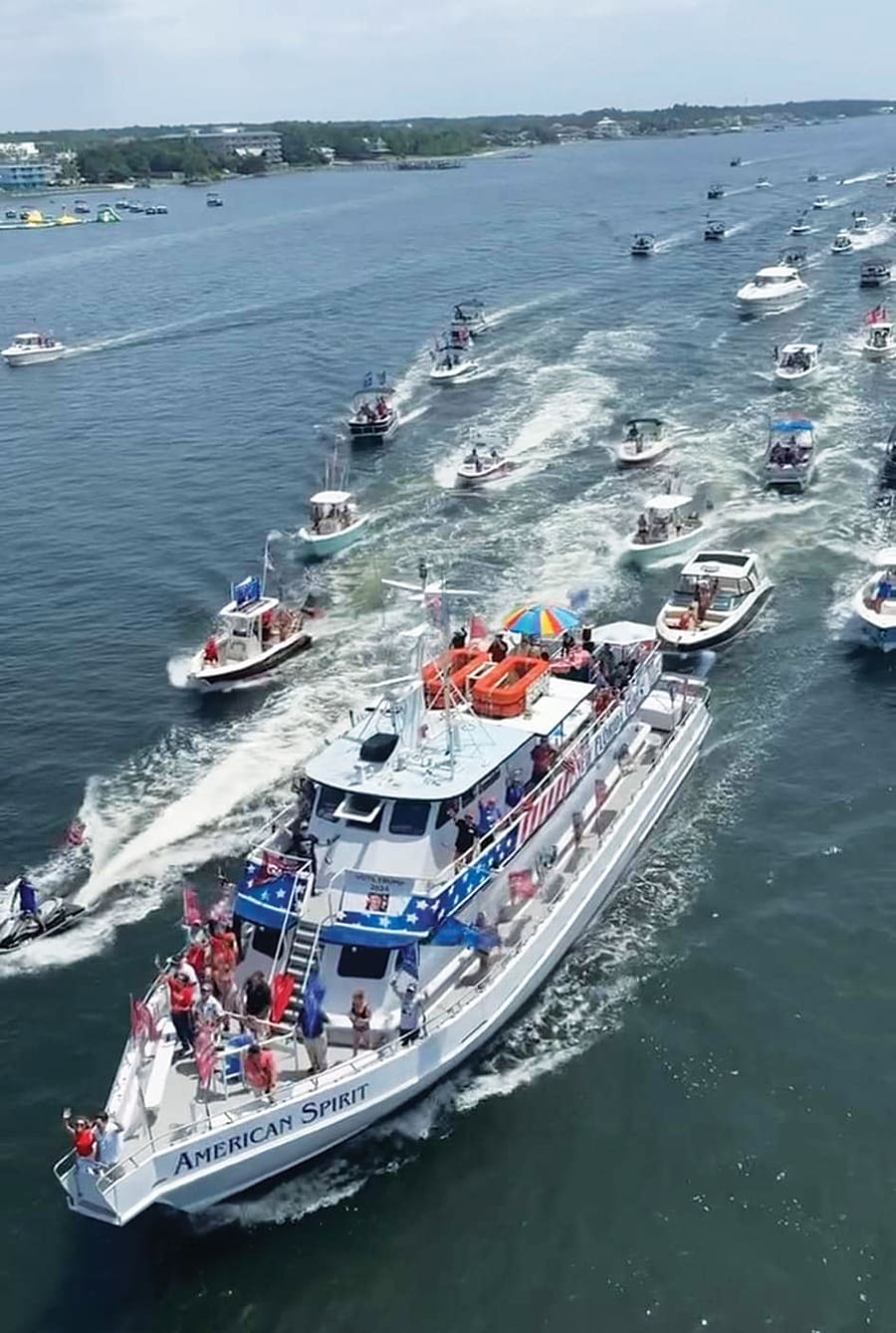 Fight! Fight! Fight! Trump Boat Parade - FWB Life | Fort Walton Beach ...